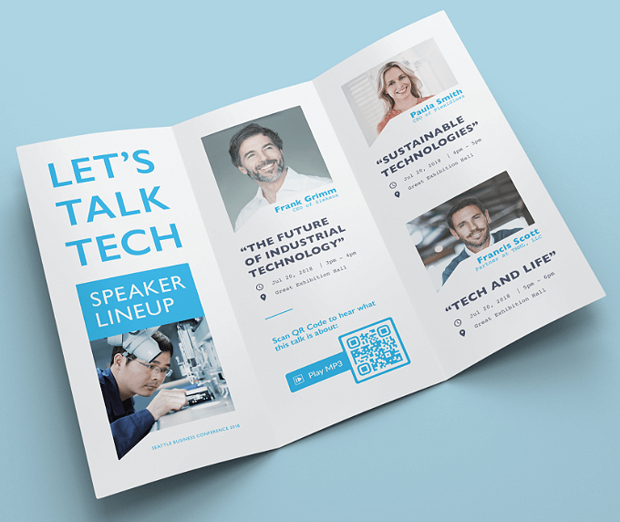 Qr Codes On Brochures Qr Code Generator Pro